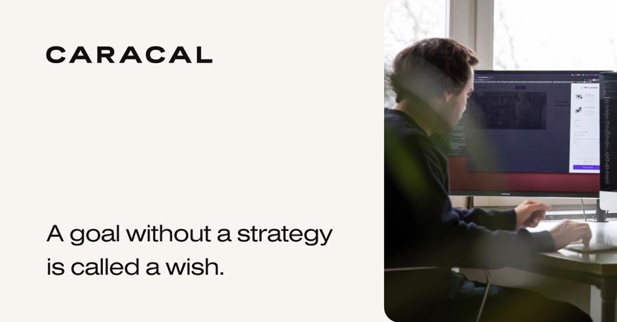 Strategy - A goal without a strategy is called a wish